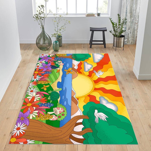 Hippie Rug - Etsy