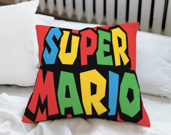 Super Mario Pillow Case - Etsy