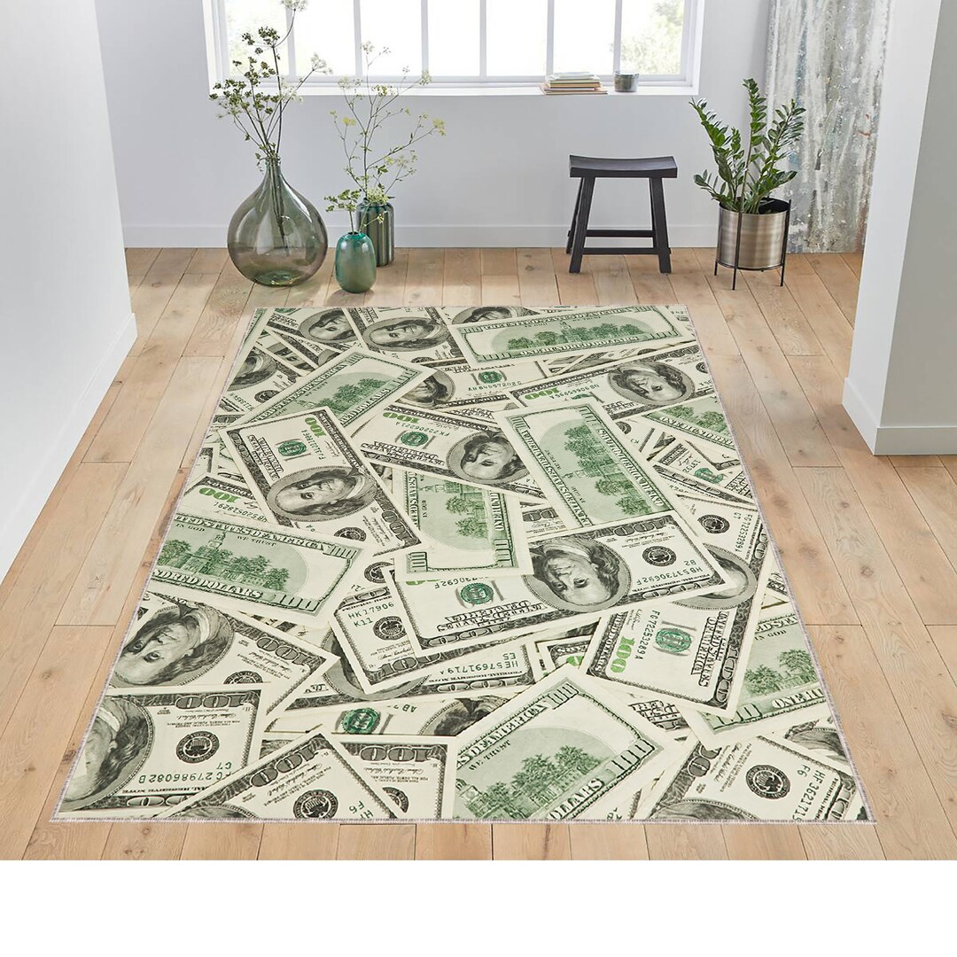 100 Dollar Bill Area Rug 100 Dollar Bill Carpet 100 Dollar - Etsy