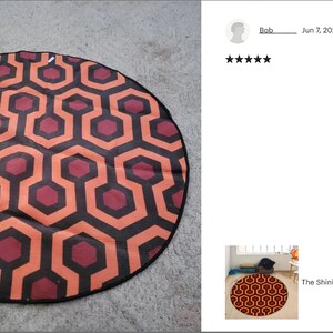 The Shining Round Rug Horer Rug Room 237 Rug the Shining - Etsy