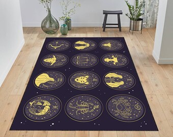 Zodiac Signs Rug - Etsy