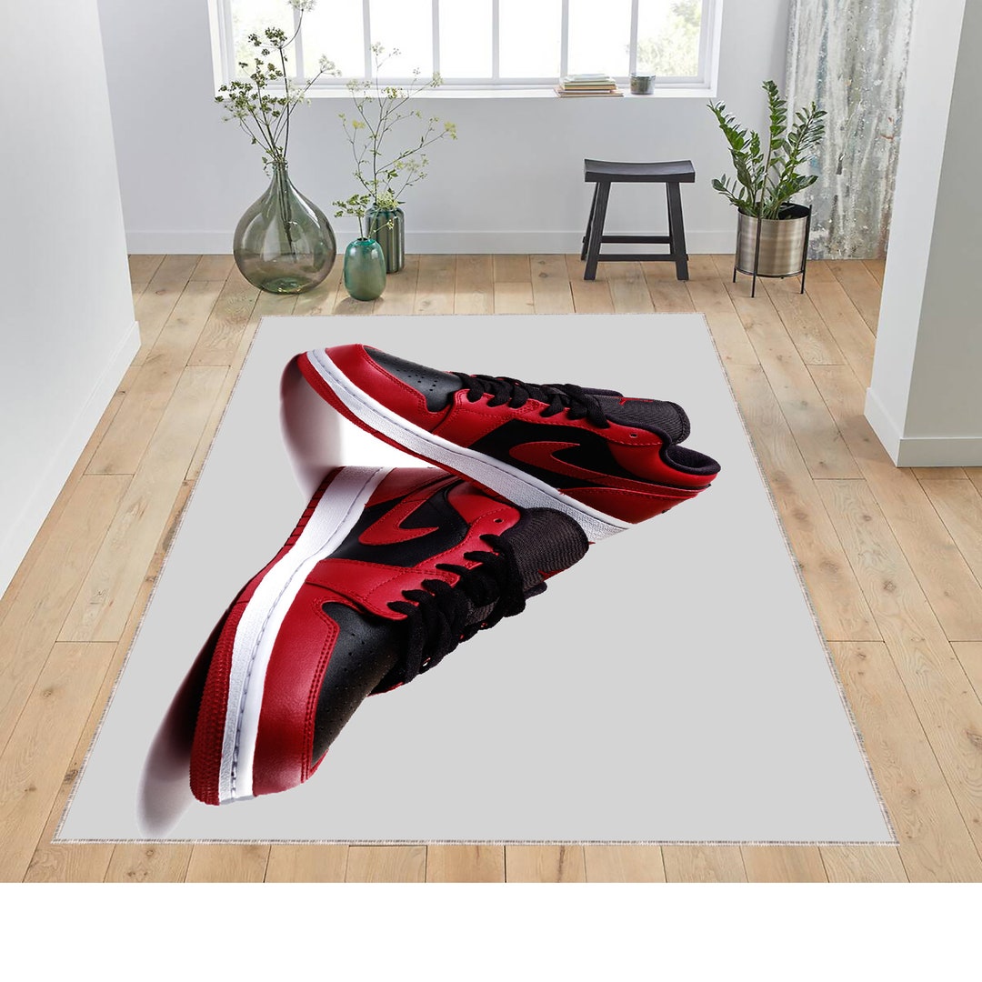 Sneakers Shoes Rug Sneakers Decor Rug Popular Shoes Rug - Etsy