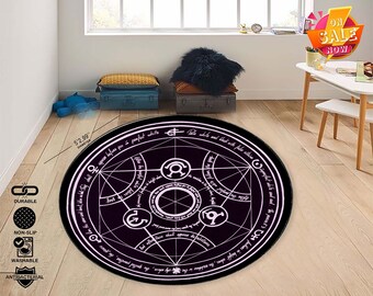 Transmutation Circle Rug - Etsy