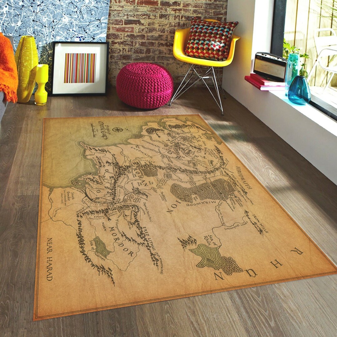 Maps Rug Earth Map Earth Map Rugs Map Retro Map Rug Map - Etsy France