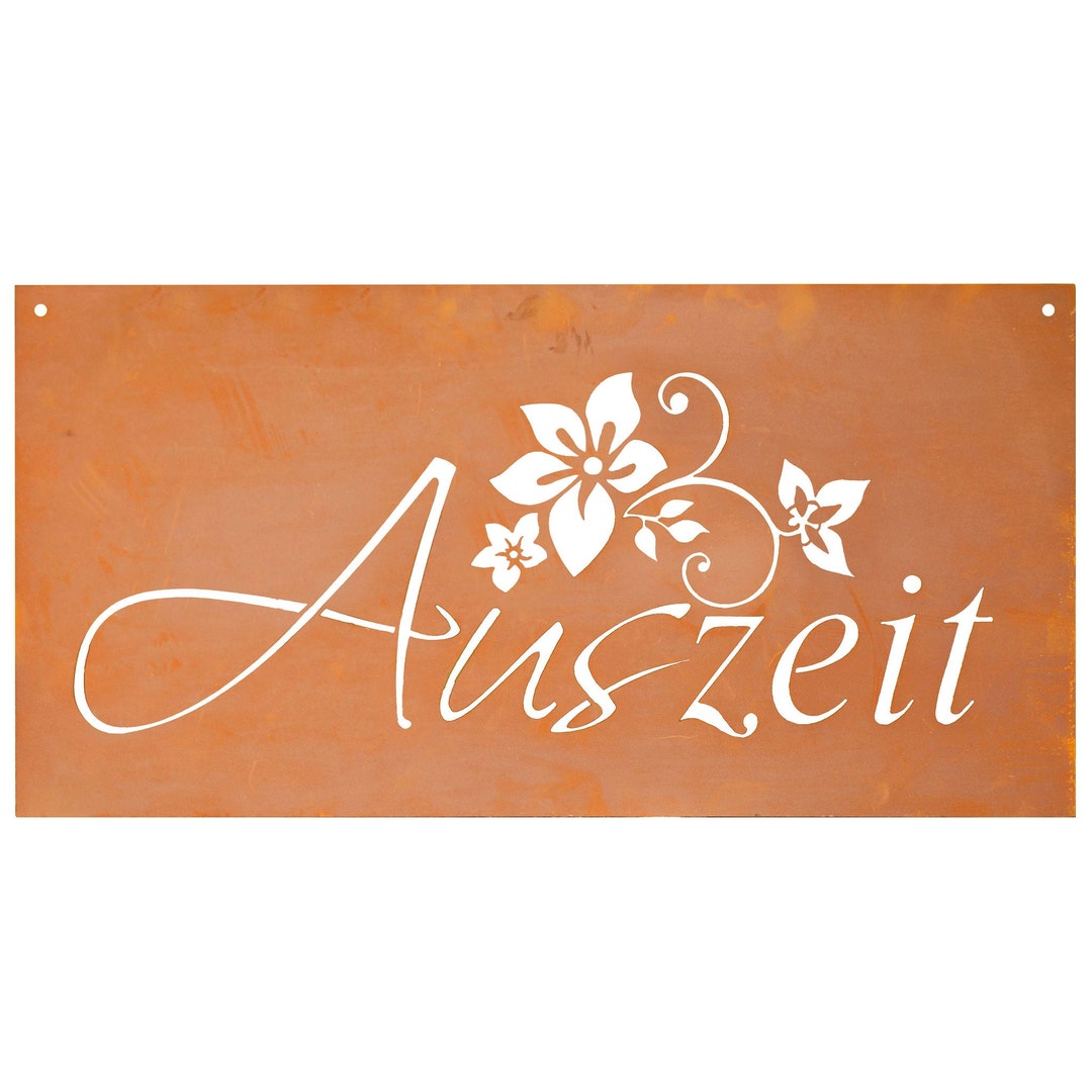 Patina Sign Poem Board Time Out Saying Sign Decorative Rust Gift Idea ...