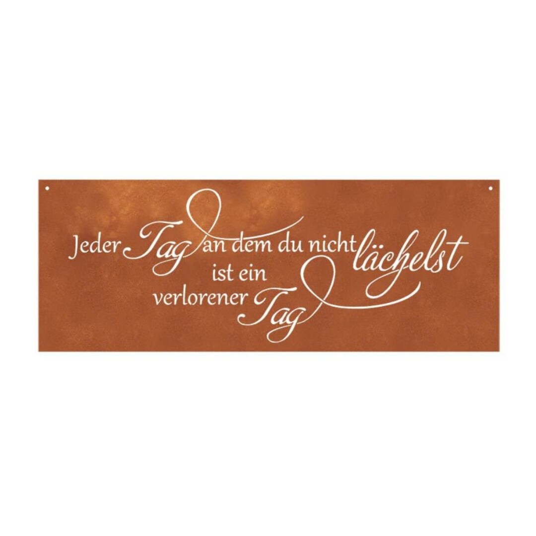 Patina Sign Poem Board A Day Without a Smile Saying Board Gift Idea - Etsy