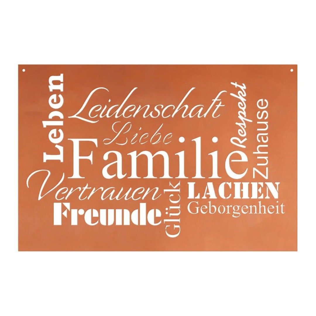 Patina Sign Poem Board - Passion - Garden Decoration Saying Sign Rust ...