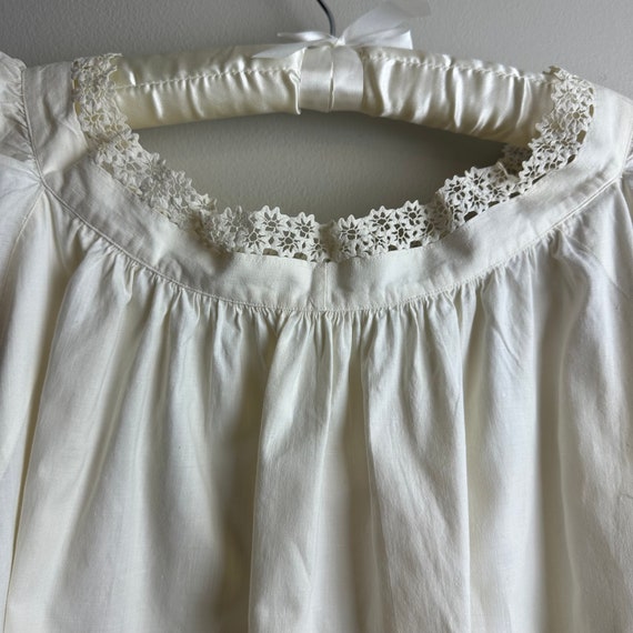 Antique Edwardian Era Early 1900s Girls White Linen L… - Gem