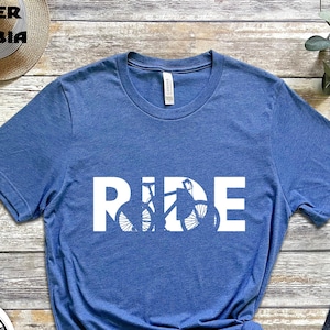 Ride Shirt, Funny Bike Shirt, Bike Lover Gift, Cyclist Clothes, BMX ...