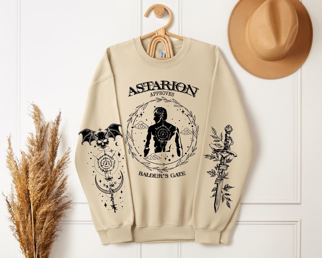 Baldurs Gate 3 Astarion Sweatshirt Hoodie, Astarion Sweater, Gamer Gift ...