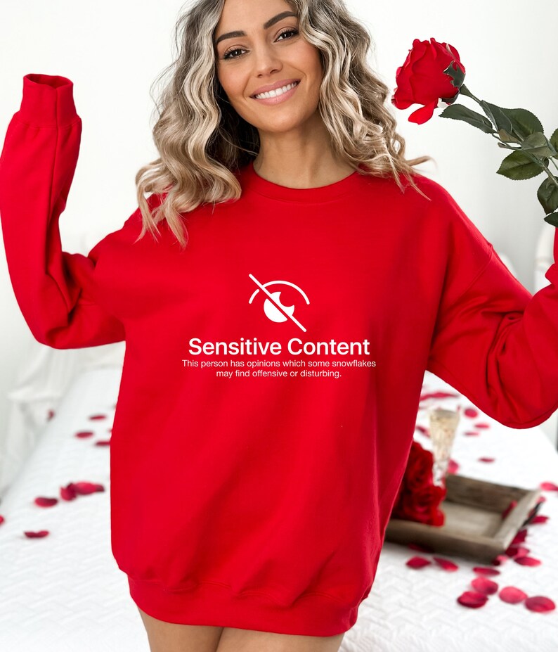 Sensitive Content Shirt, Funny Political Shirt, Republican Shirt ...