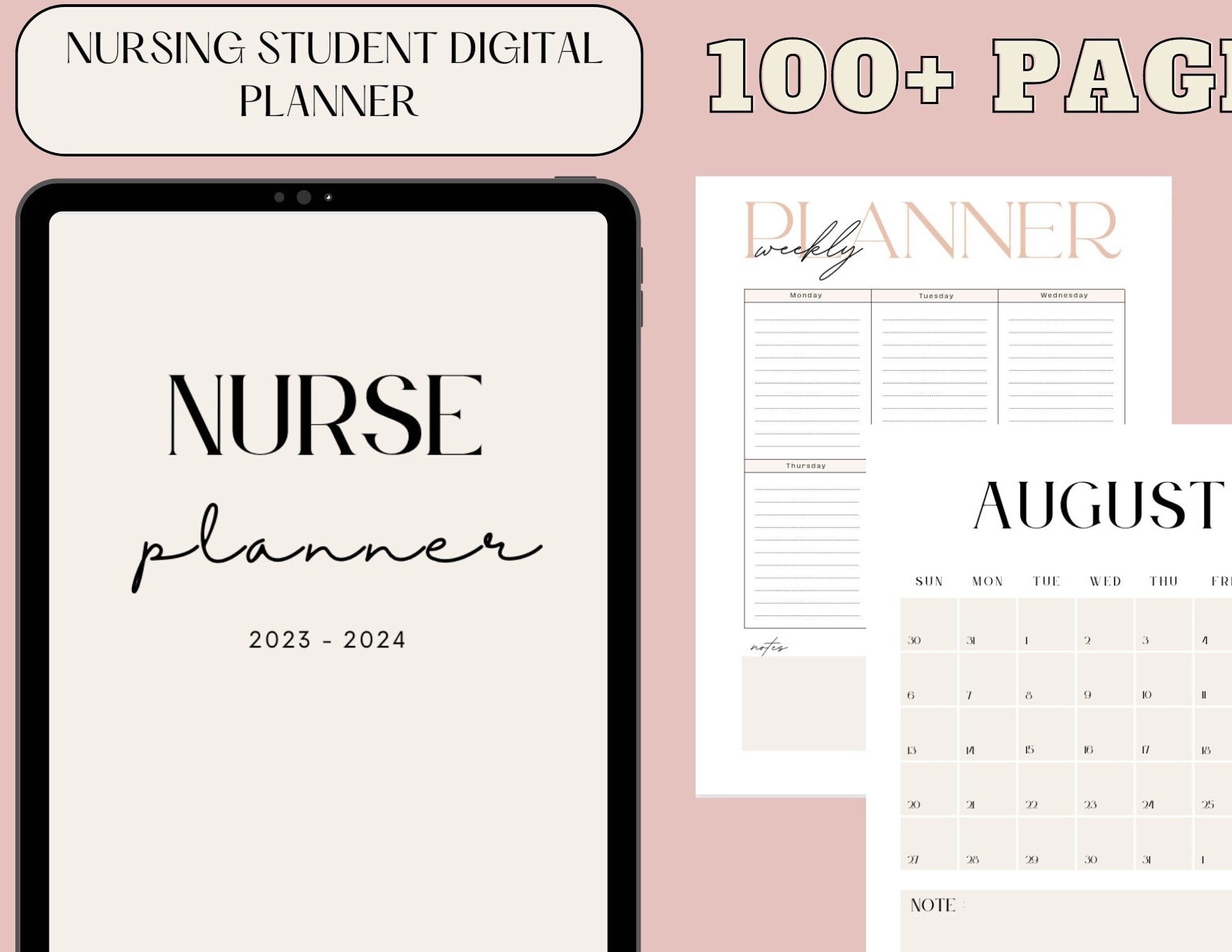 NURSING STUDENT PLANNER - Etsy