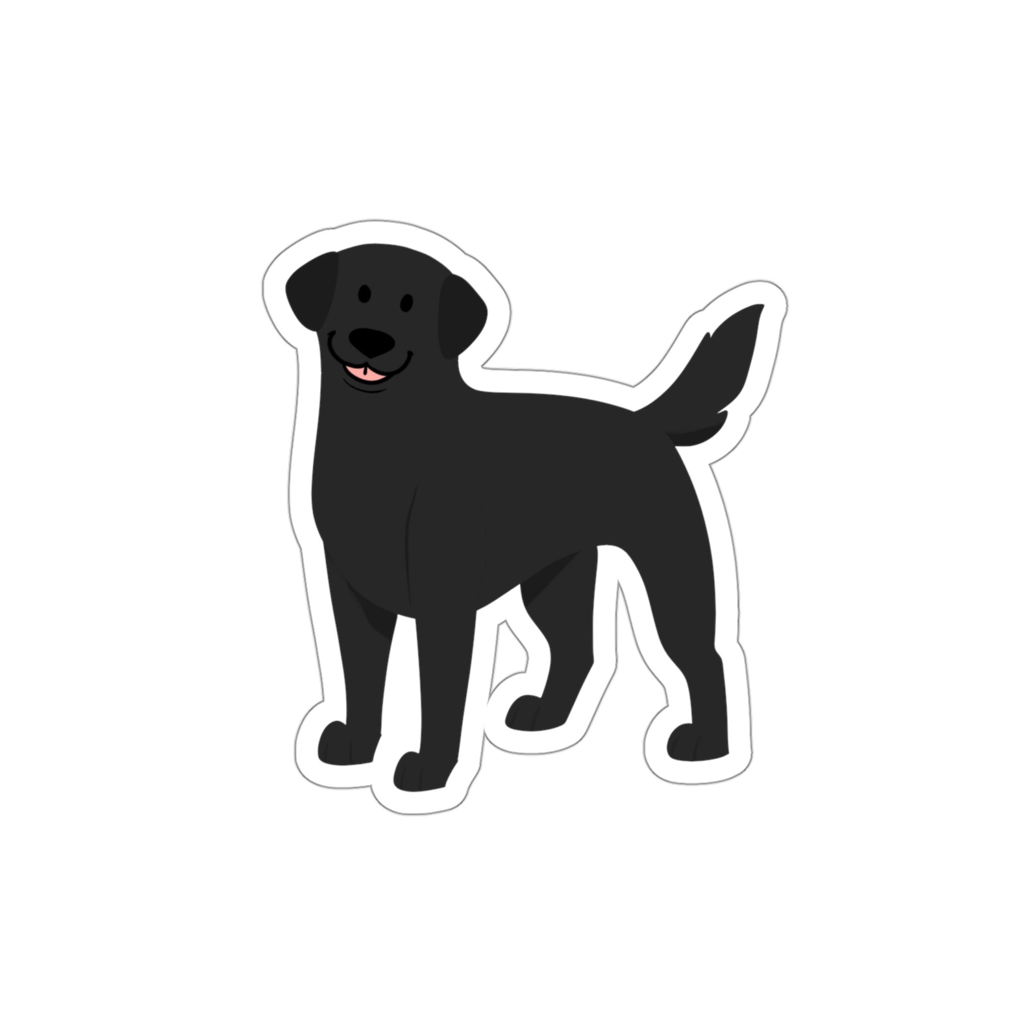 Black Lab Sticker - Etsy