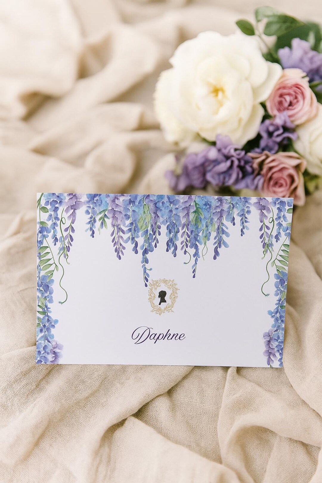 Vintage Bridgerton-inspired Place Cards – Elegant Wedding Shower ...