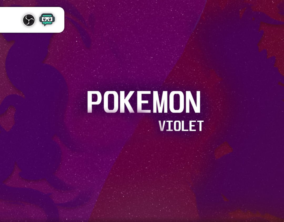 Pokemon Violet Overlay Stream Twitch, Youtube, Kick... - Etsy