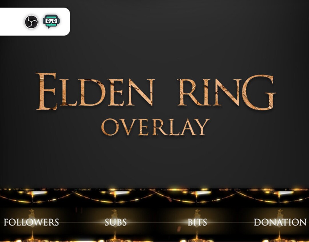 Elden Ring Stream Overlay Twitch, Youtube, Kick... - Etsy UK