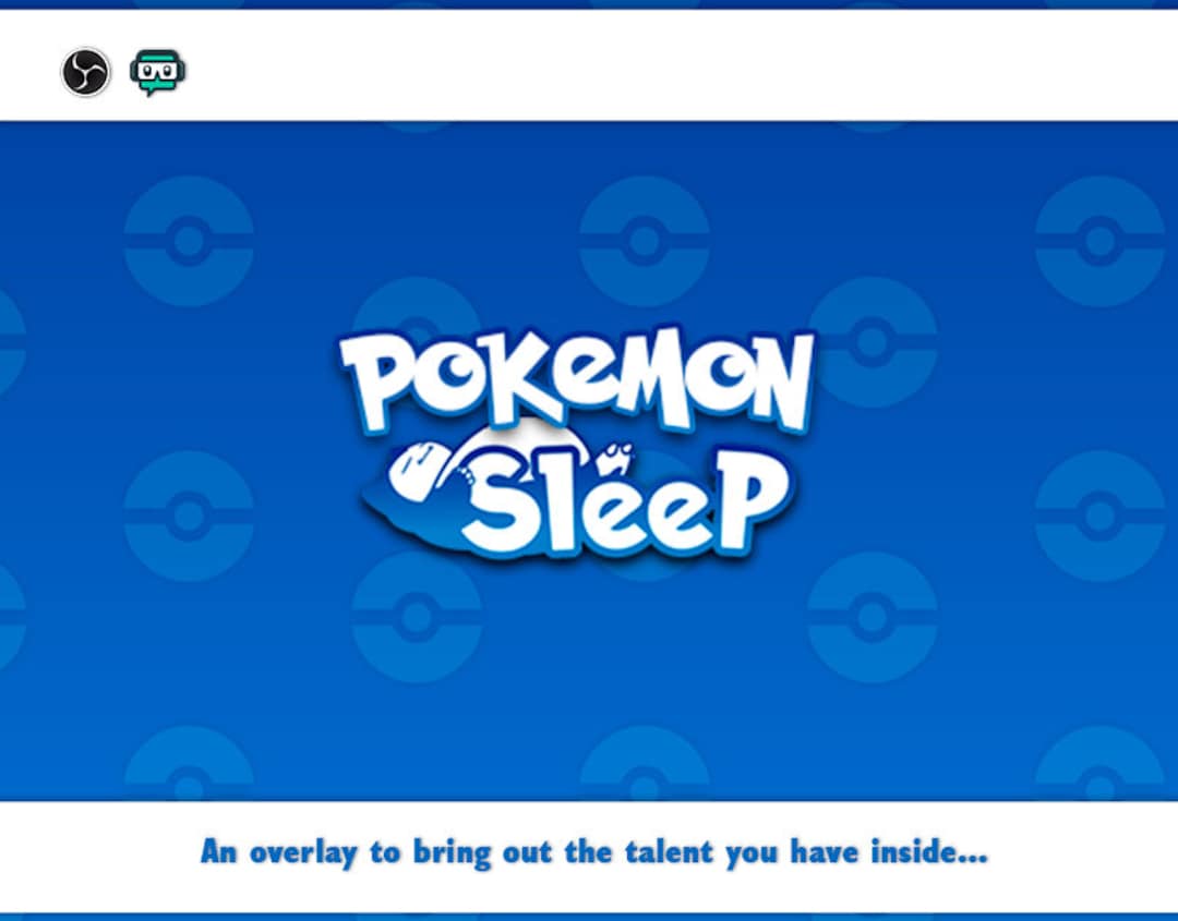 Pokemon Sleep STREAM OVERLAY ANIMATED Twitch, Youtube, Kick... - Etsy