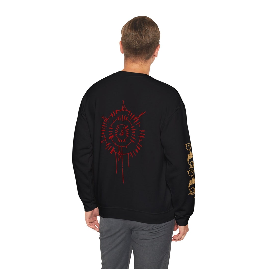 Astarion Sweatshirt With Sleeve Designs and Scar Symbol, Astarion Rogue ...