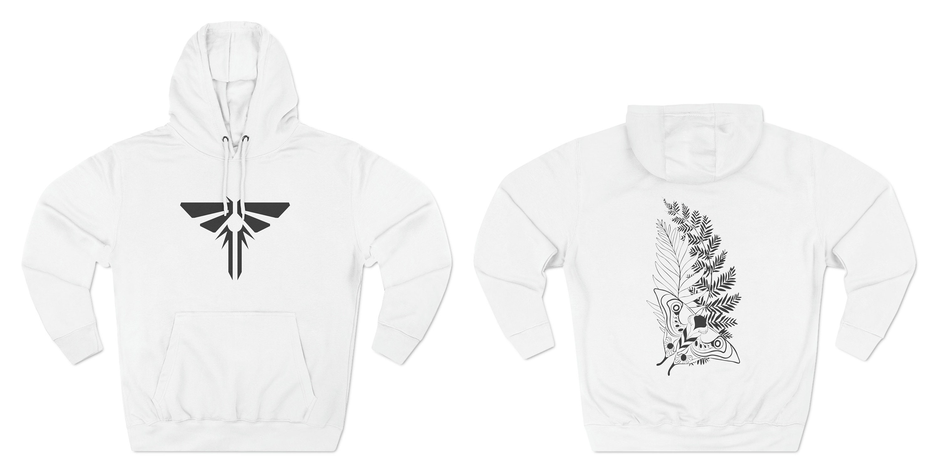 The Last of Us Hoodie With Ellies Tattoo and Fireflies Symbol, Ellies ...
