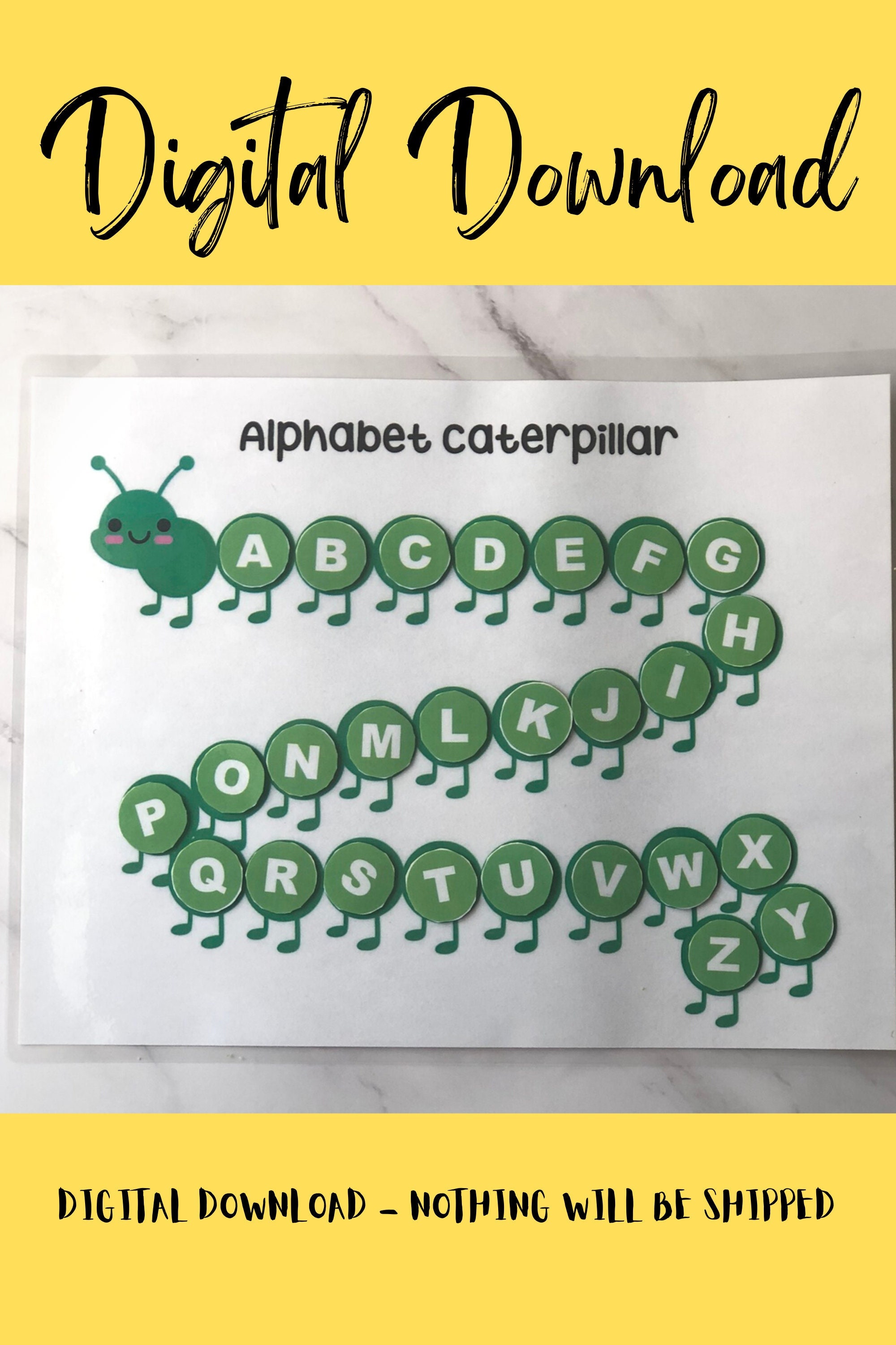 Alphabet Busy Book, Alphabet Busy Binder, Alphabet Matching Uppercase ...