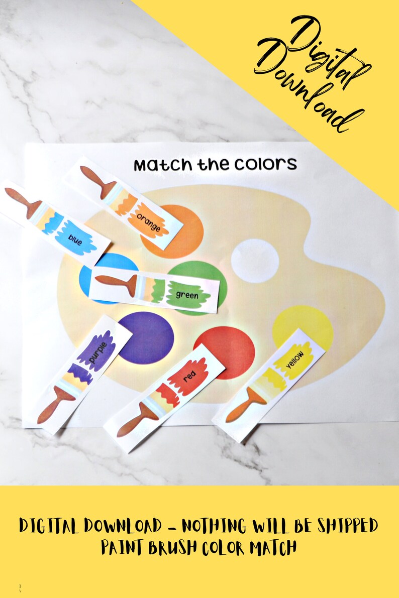 Color Matching Worksheets, Color Matching, Color Activities, Quiet Book ...