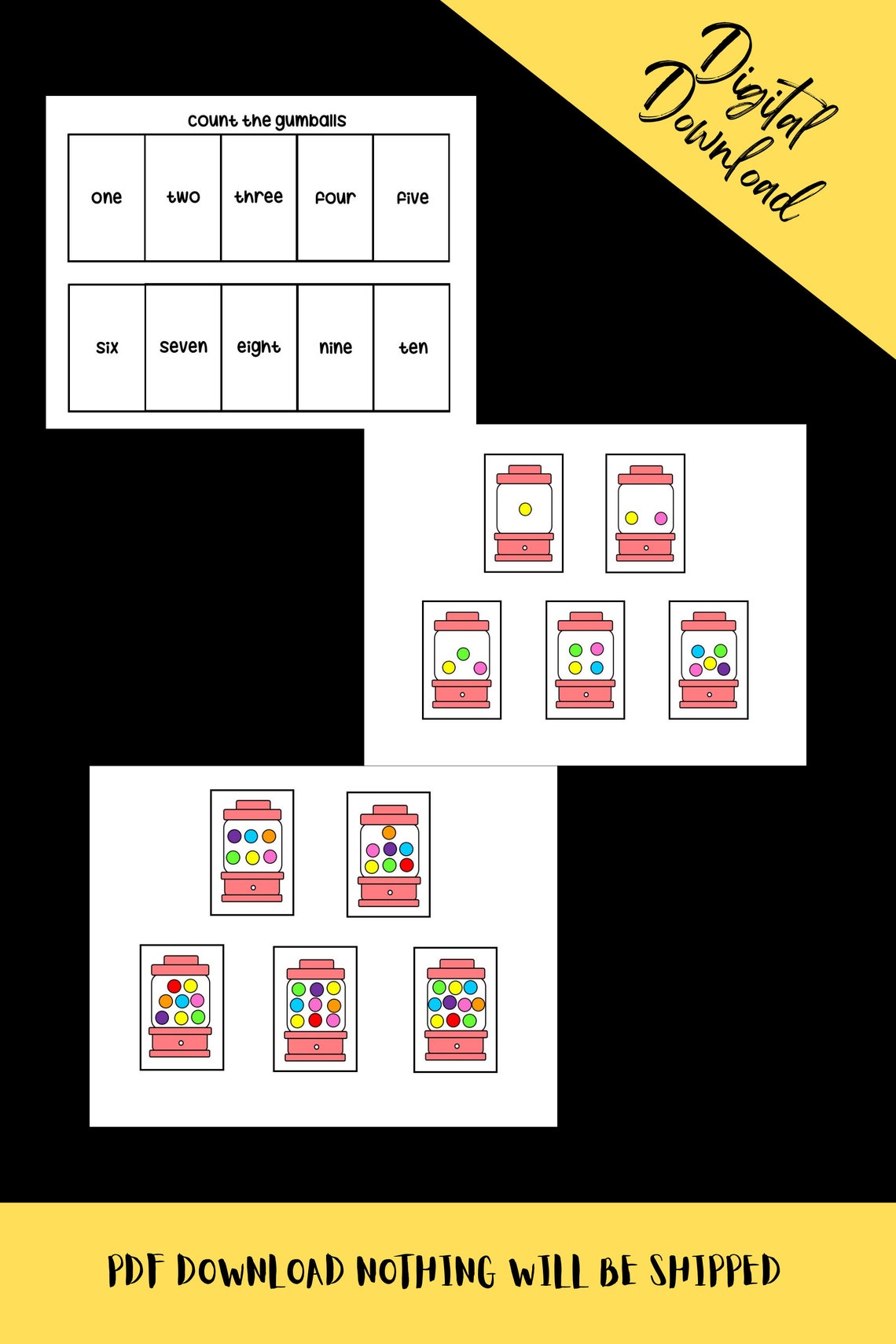 Toddler Busy Book Printable, Toddler Busy Binder Printable, Homeschool ...