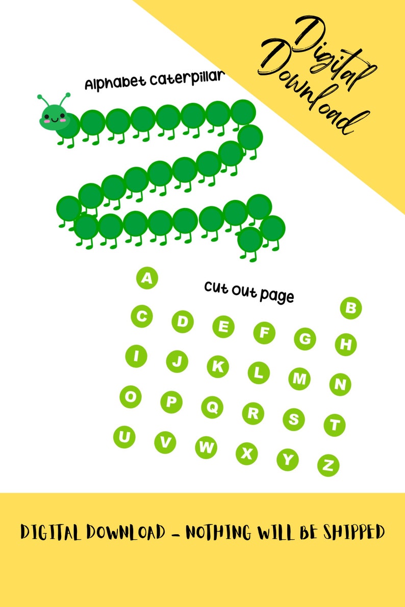 Alphabet Busy Book, Alphabet Busy Binder, Alphabet Matching Uppercase ...