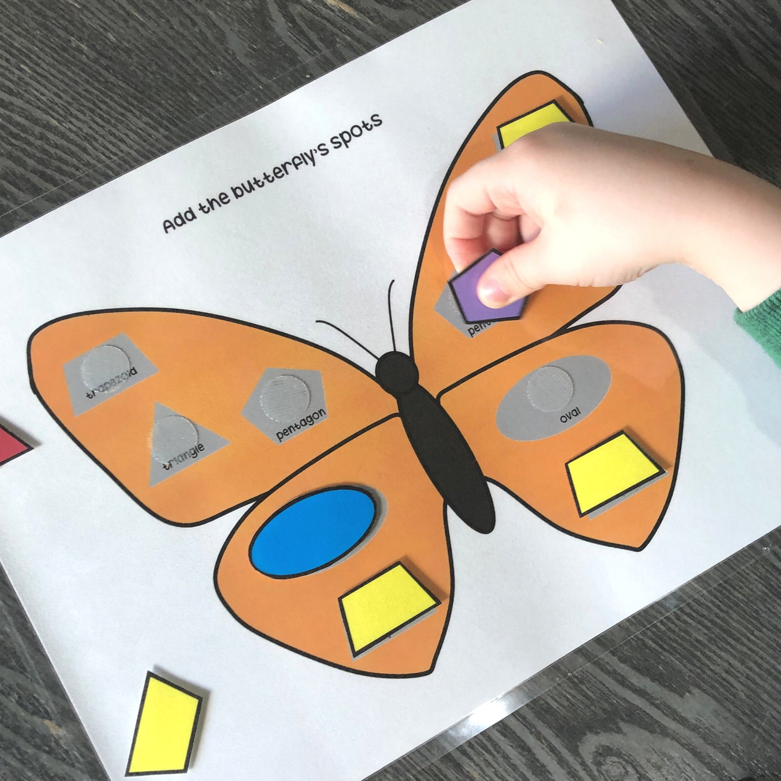 Shapes Printable for Busy Binders or Busy Book. Preschool - Etsy