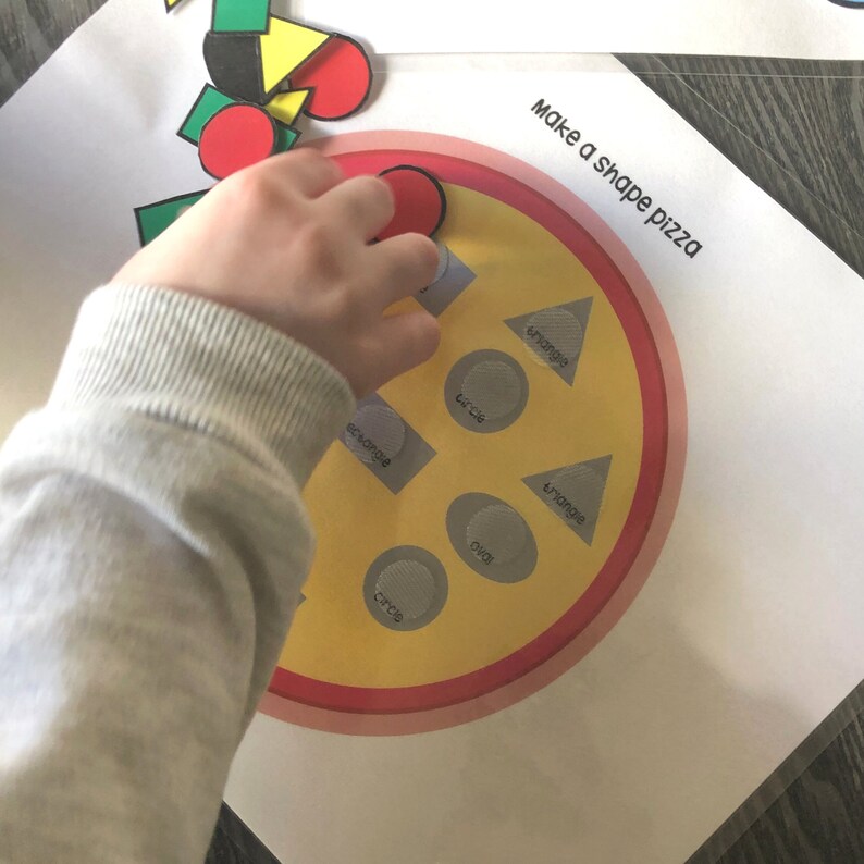 Shapes Printable for Busy Binders or Busy Book. Preschool Shapes ...