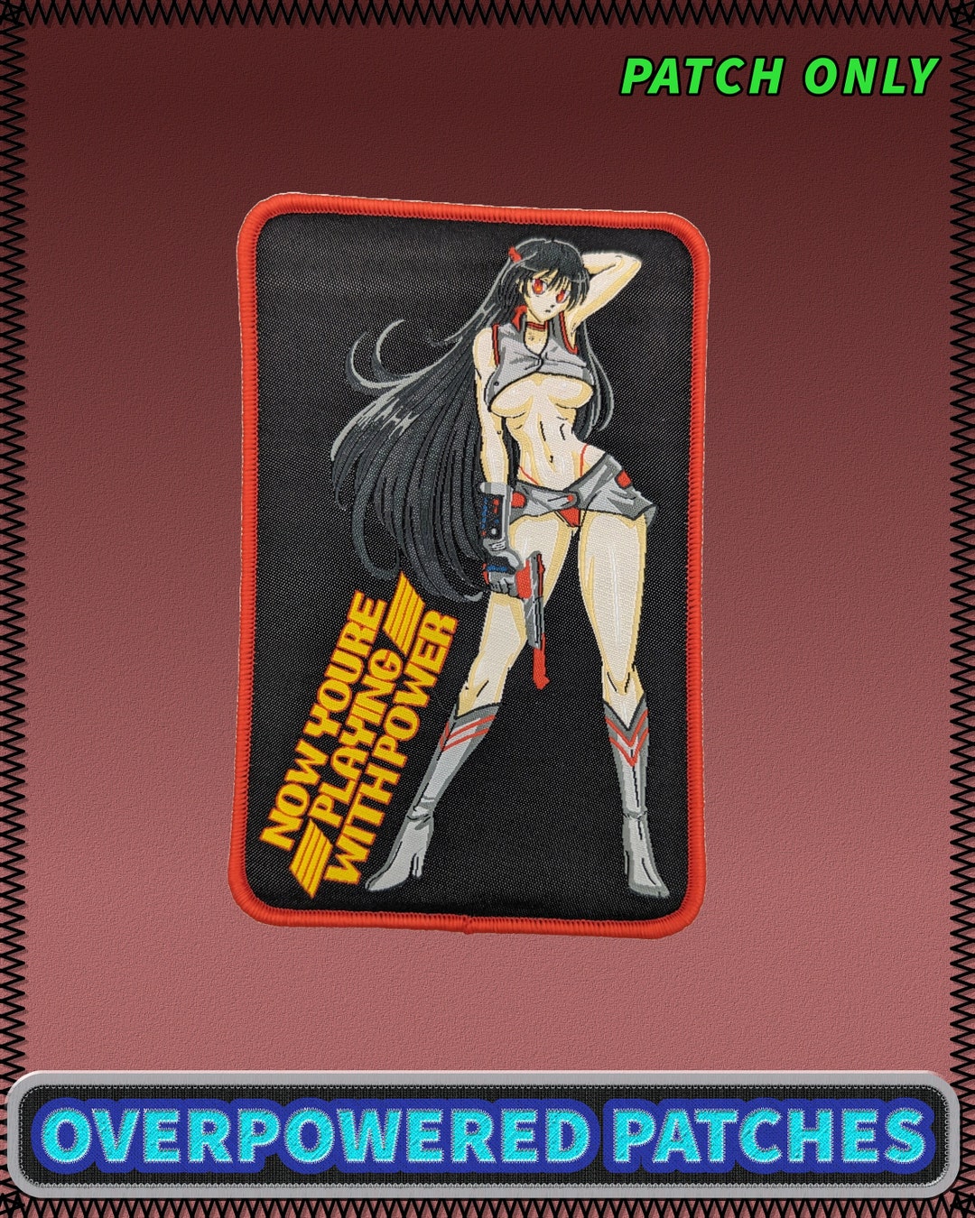 NES Chan, Sexy Gaming Waifu, Lewd Parody, Morale Ranger Woven Patch - Etsy