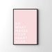Do What Makes Your Heart Soar Poster Pink Cute Aesthetic Poster ...