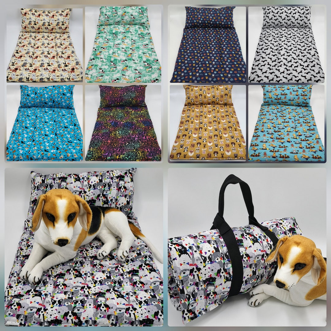Dog Travel Mat, Puppy Pillow Bed, Settle Mat Blanket, Canine Training Pad, Dog Lover Gift Idea ...