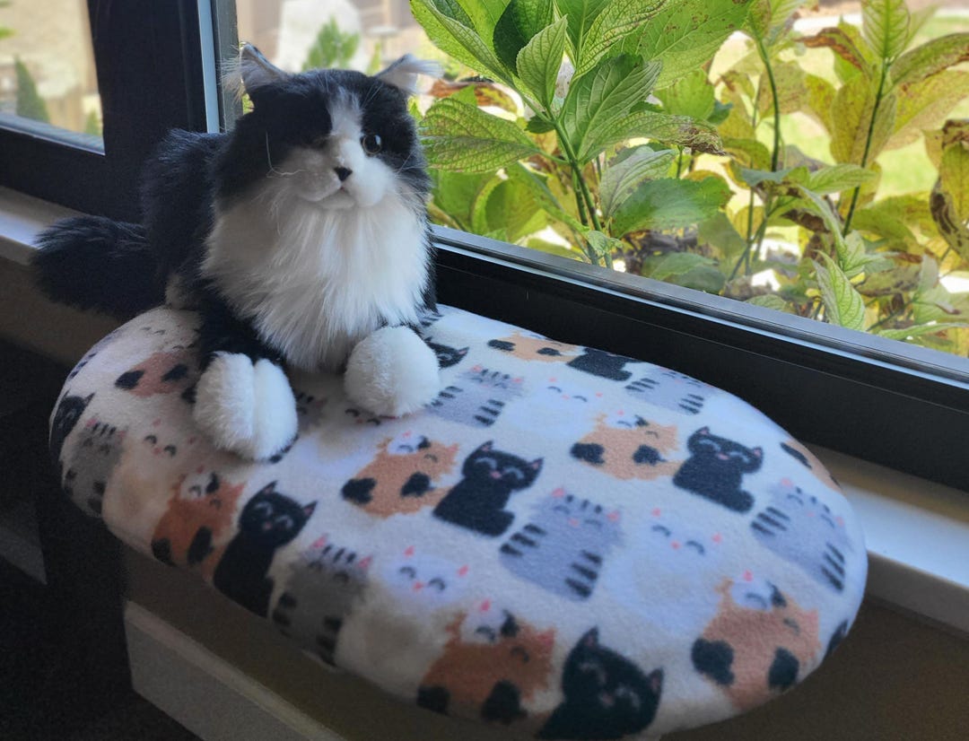 Oval Cat Window Perch Cover, Cat Window Hammock Mat, Replacement Padded ...