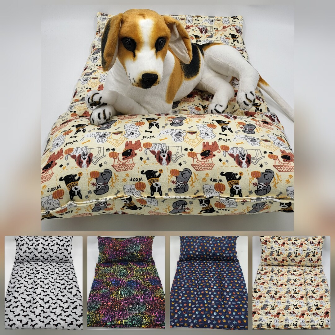 Dog Travel Mat, Puppy Pillow Bed, Settle Mat Blanket, Canine Training Pad, Dog Lover Gift Idea ...