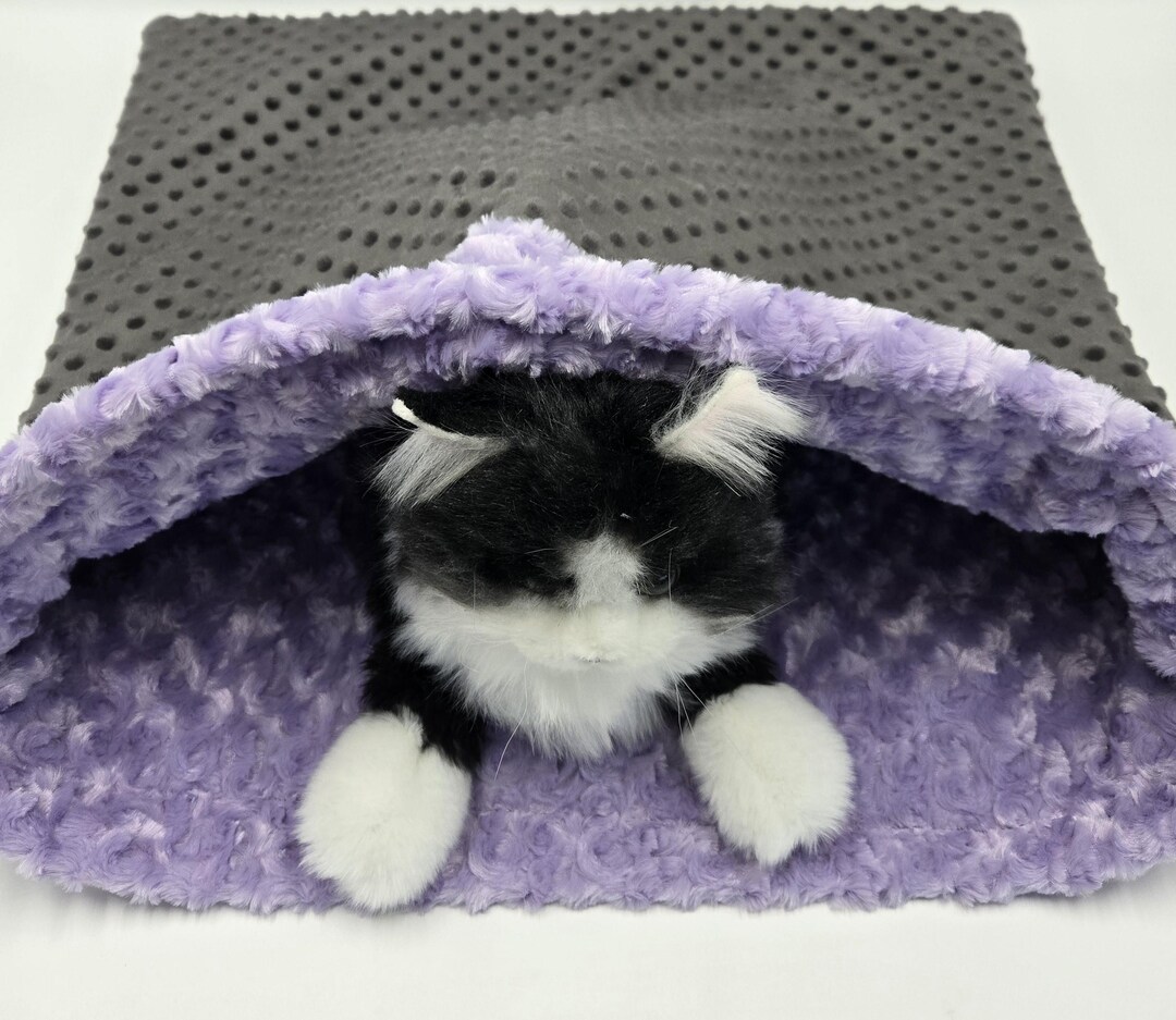 Cat Crinkle Snuggle Sack, Kitty Sleeping Bag, Kitten Burrow Pouch, Cat ...