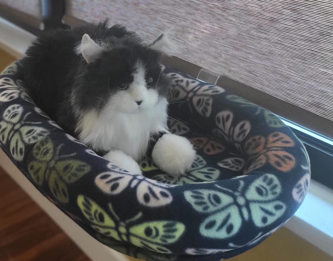 BOLSTER Oval Cat Window Perch Cover, Cat Window Hammock Mat ...