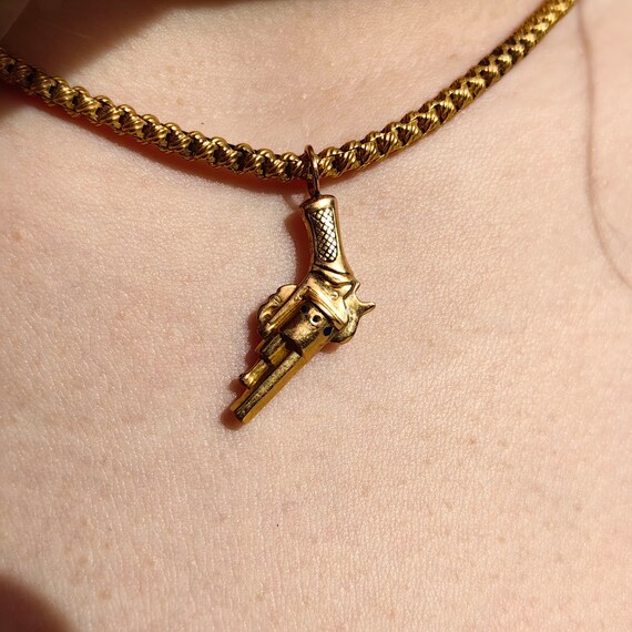 Antique Vintage 1860s 18k Gold Revolver Pocket Watch … - Gem