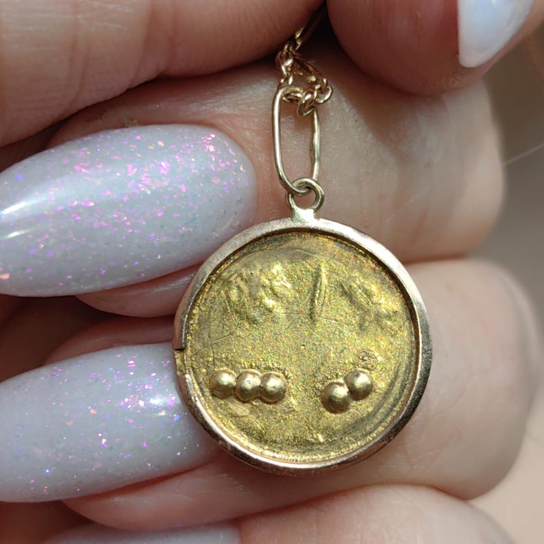 Art Nouveau Diamond Carnation Pendant: 14k Gold Enamel Floral Antique ...