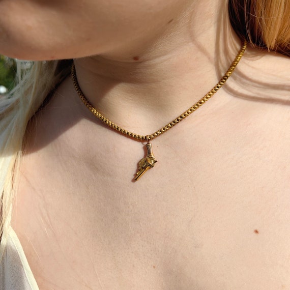 Antique Vintage 1860s 18k Gold Revolver Pocket Watch … - Gem