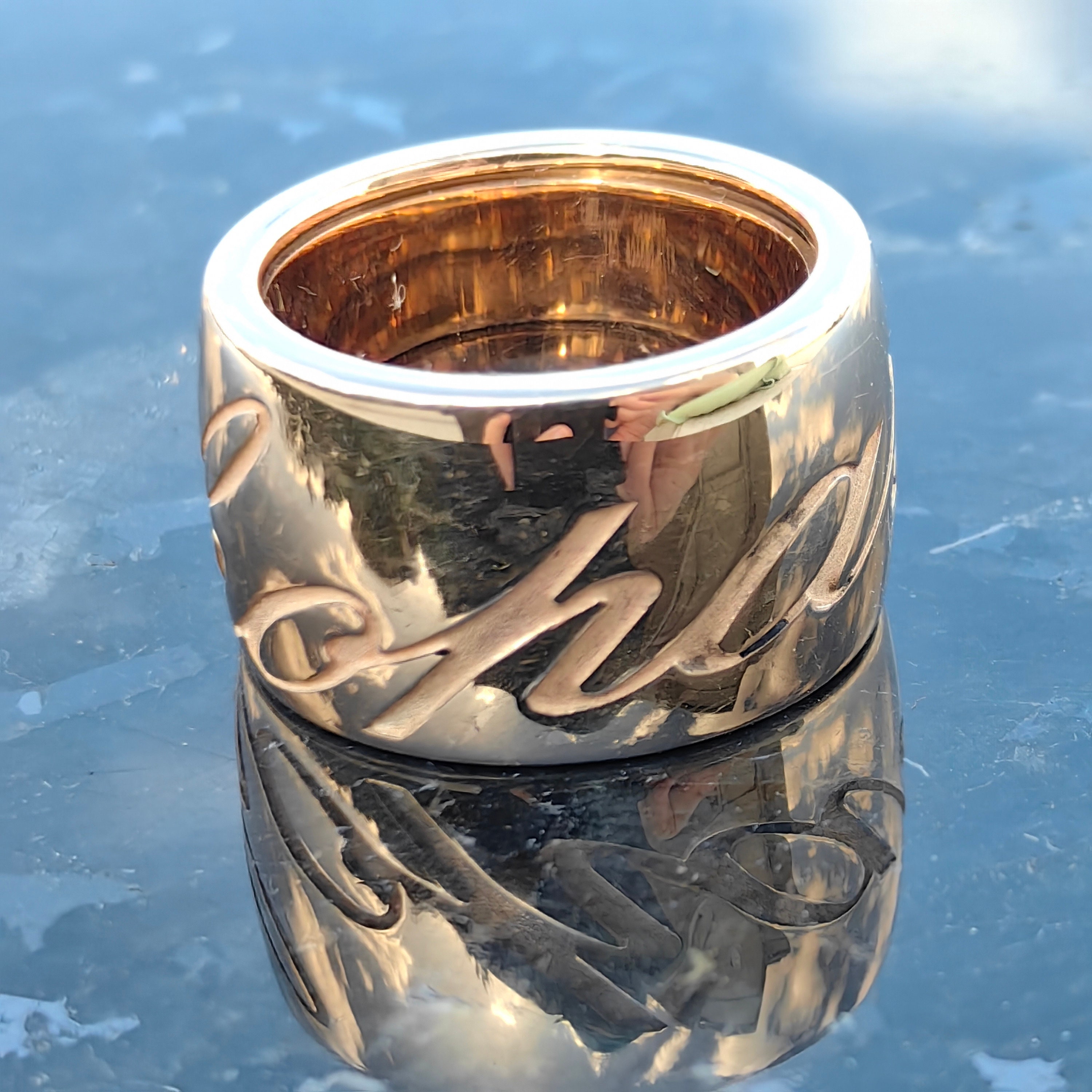 Chopard Chopardissimo 18K Solid Rose Gold 22.8 GR Original Numbered Chopard Spinning Revolving Statement Ring Rose Gold Statement Ring