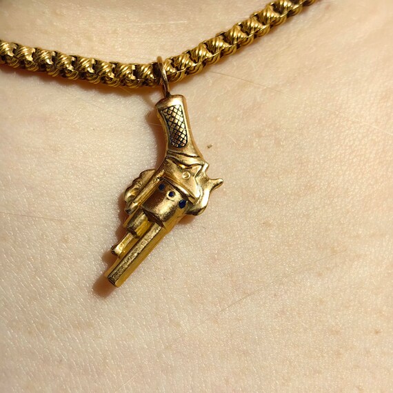 Antique Vintage 1860s 18k Gold Revolver Pocket Watch … - Gem