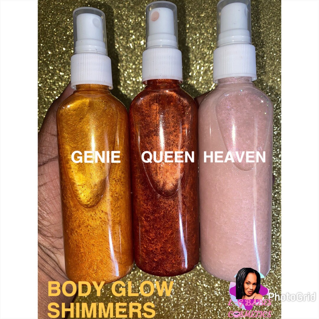 Popping Glow Body Shimmers 3.4 Plastic Spray Bottles, or 1oz Glass ...