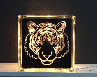 Tiger Glass Table - Etsy
