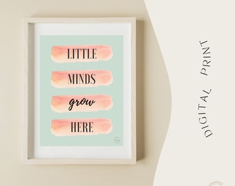 Growth Mindset // Classroom // Printable Poster // Classroom - Etsy