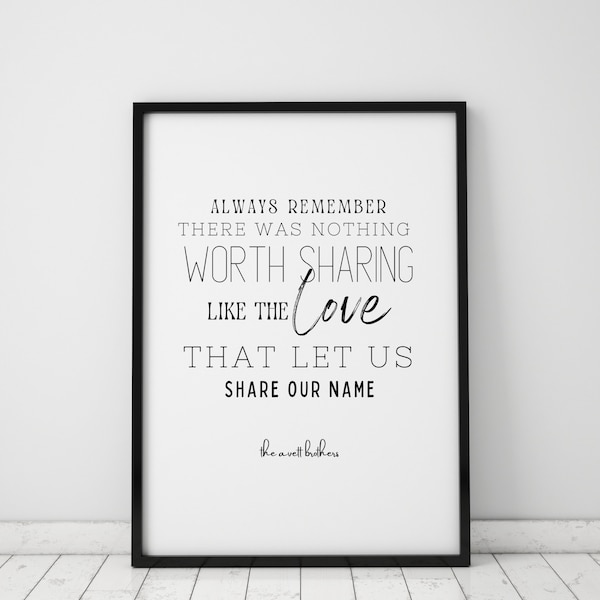 Avett Brothers - Etsy