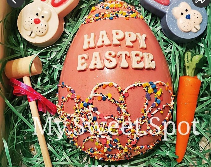 Breakable Smashable Easter Chocolate Easter Egg - Etsy