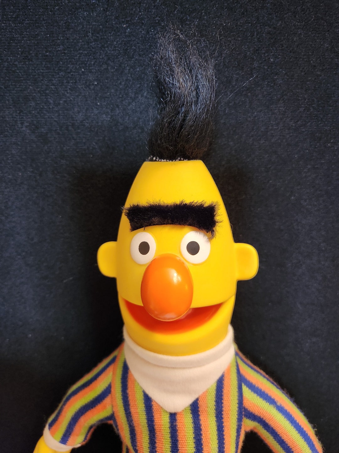 Vintage: 1985 Sesame Street Bert and Ernie; Bert 12inch Doll - Etsy