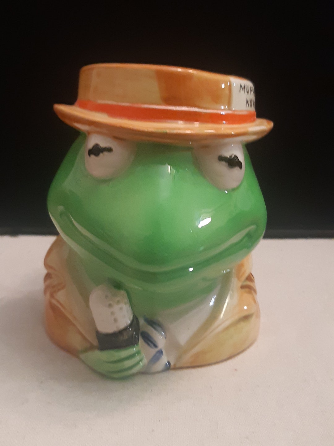 Vintage Sigma 1970's Kermit the Frog News Reporter Mug. - Etsy