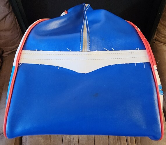 Vintage: Very Rare Estimated 1980s Blue, Red and Whit… - Gem
