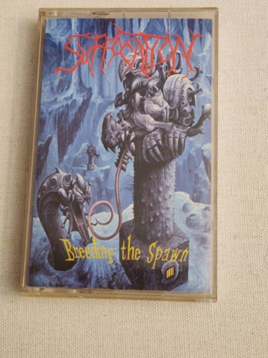 Vintage and Rare 1993 Suffocation Cassette Tape, Breeding the Spawn - Etsy